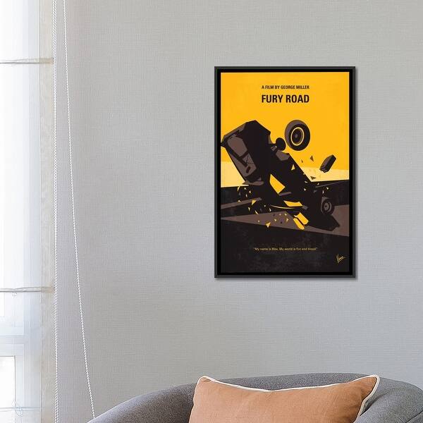 iCanvas "Mad Max- Fury Road Minimal Movie Poster" by Chungkong Framed Canvas Print - Bed Bath ...